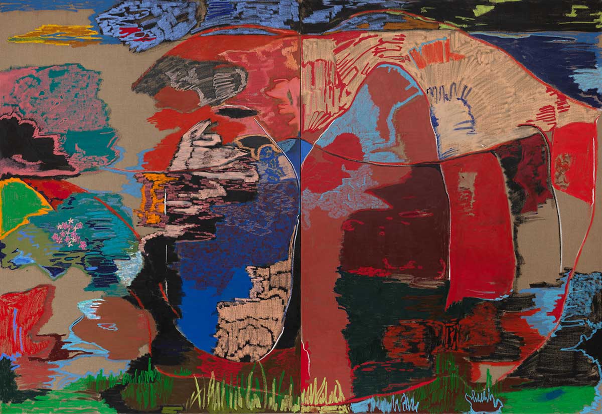 British painter and visual artist Rachel Jones debuts “!!!!!” at the ...