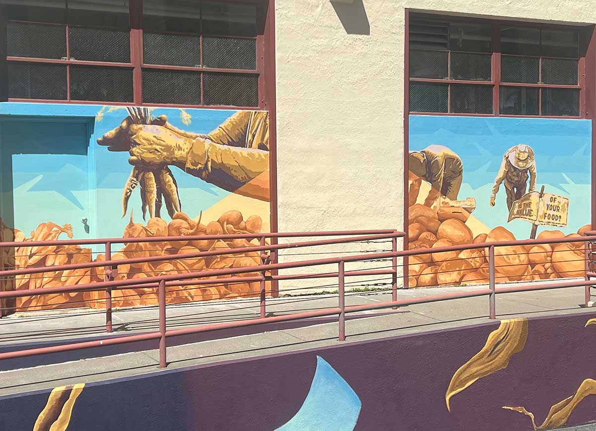 Massive new murals celebrating farm workers opens at Fort Mason Center ...